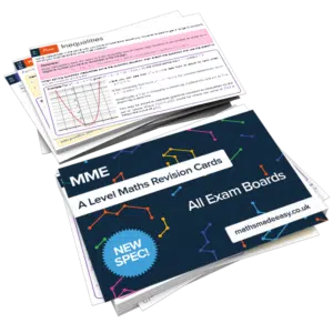 A Level Maths Revision Cards | Flash Cards | MME