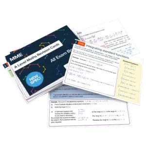 A Level Maths Revision Cards | Flash Cards | MME