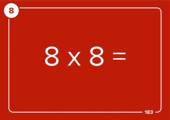 Times Table Flashcards | KS2 Maths Revision Cards | MME