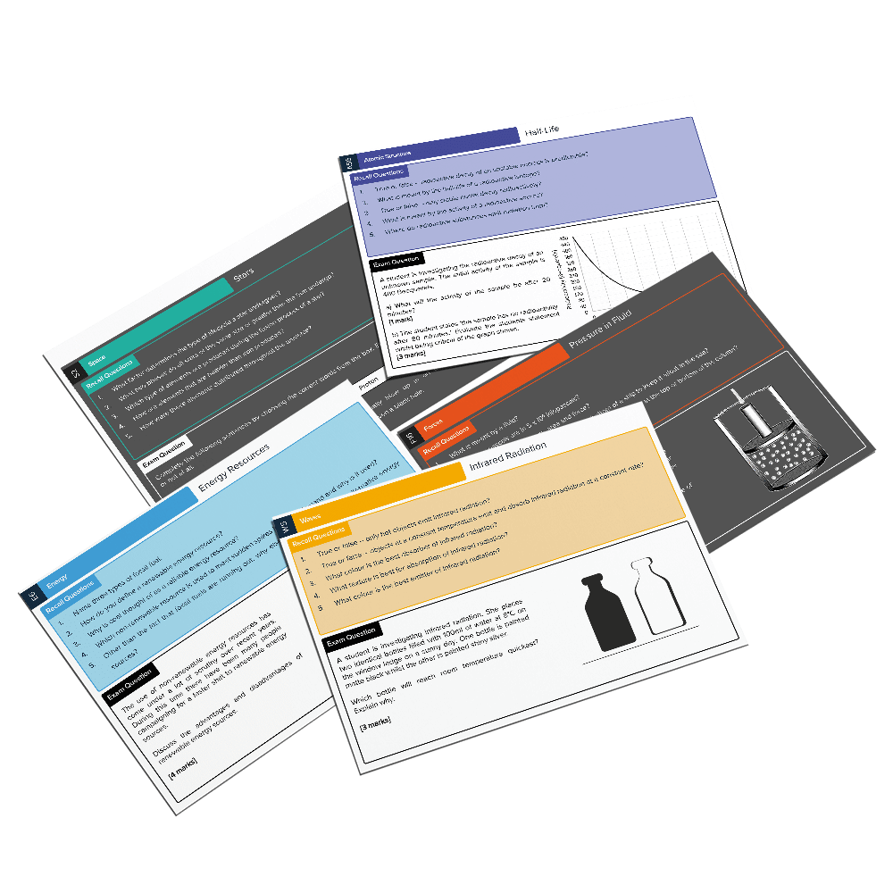 GCSE Physics Revision Cards | GCSE Physics Flashcards | MME