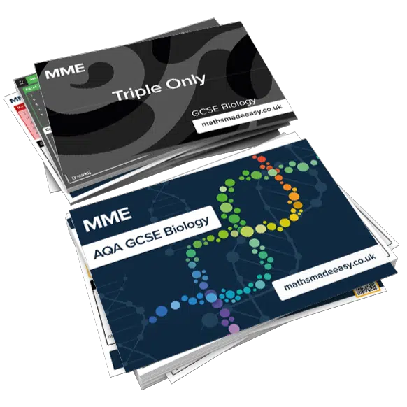 GCSE Triple Science Revision Cards | GCSE Science Flashcards | MME