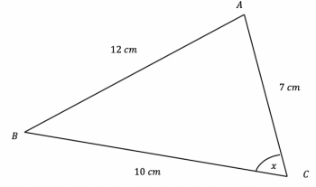 Cosine Rule Worksheets, Questions and Revision | MME