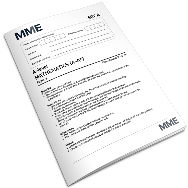 A-A* A Level Maths Practice Papers | MME