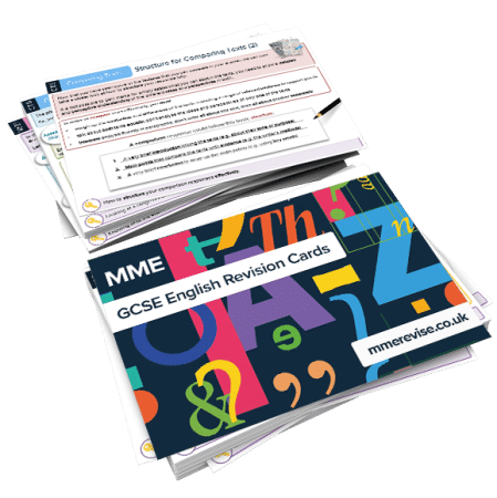 GCSE English Revision Cards | English Flashcards | MME