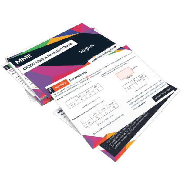 GCSE Maths Bundle | Papers and Revision Cards | MME