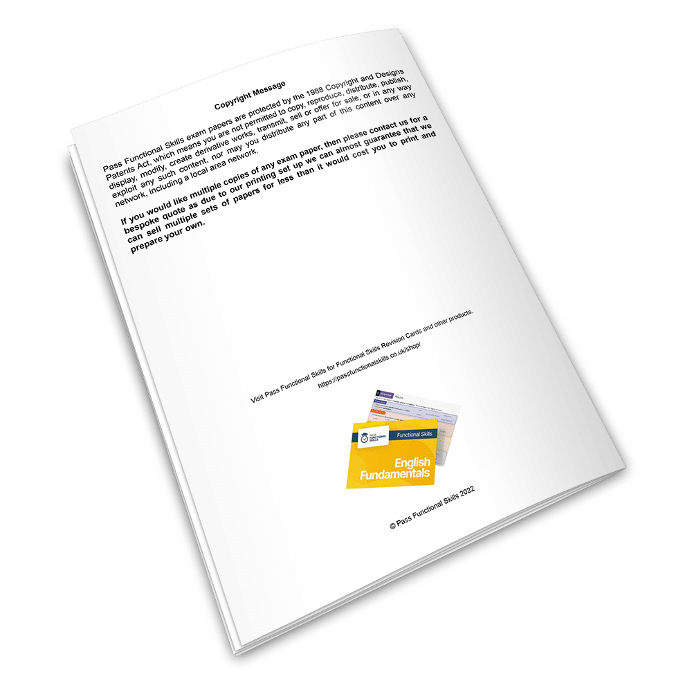 Functional Skills English Level 2 Practice Papers MME Functional Skills English Level 2 Practice Papers MME