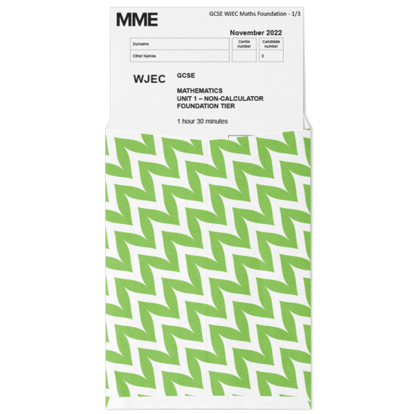 WJEC GCSE Maths Practice Papers | MME