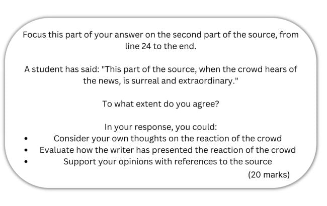 AQA: Paper 1 Question 4 Revision | MME